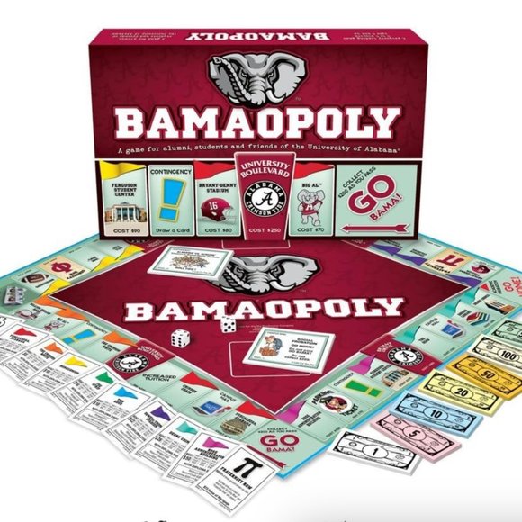 Bamaopoly | Games | University Of Alabama Bamaopoly Board Game By Late ...